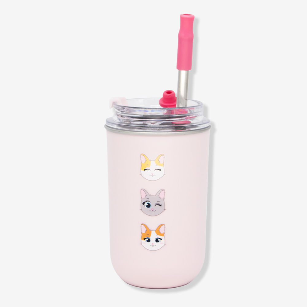 Copo Neo com Canudo Eu Amo Gatos – Zonacriativa Copo Neo com Canudo Eu Amo Gatos – Zonacriativa