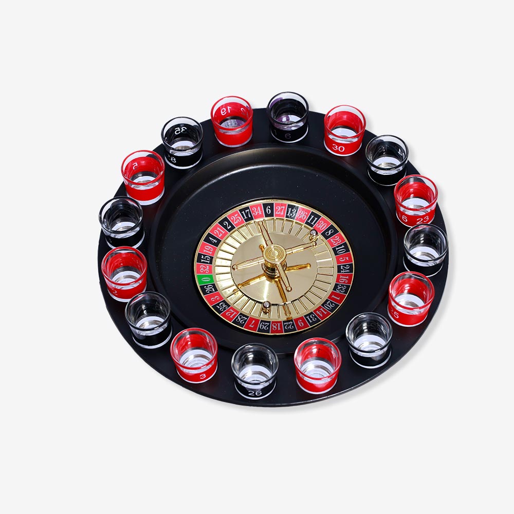 Jogo Drink Roleta Cassino com Tabuleiro - Zonacriativa